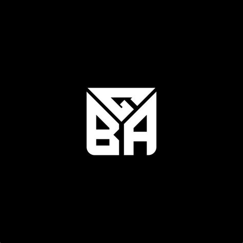 Gba Letra Logo Vector Diseño Gba Sencillo Y Moderno Logo Gba Lujoso