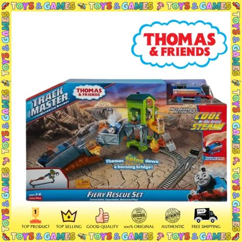 Thomas And Friends Track Master Fiery Rescue Playset Connect Trackmaster