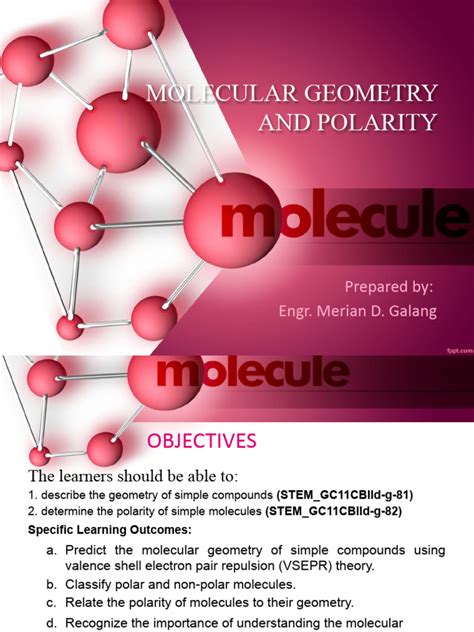 Molecular Geometry And Polarity Pdf