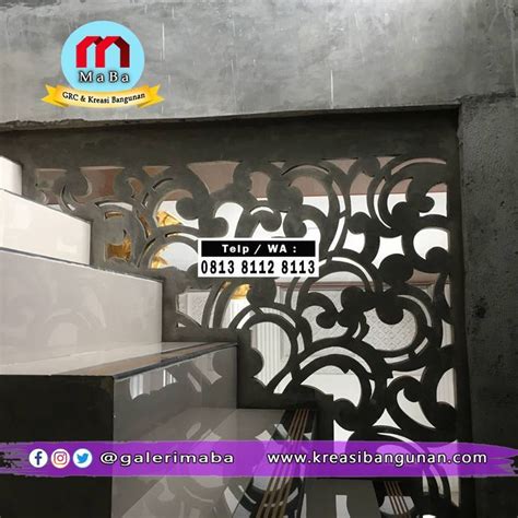 Variasi Grc Krawangan Tangga Rumah Custom