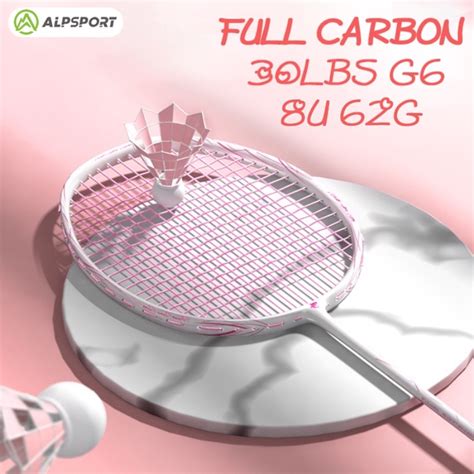 Alpsport Df 8u G6 Max 30lbs Strung 100 Full Carbon Fiber T1100 Pink
