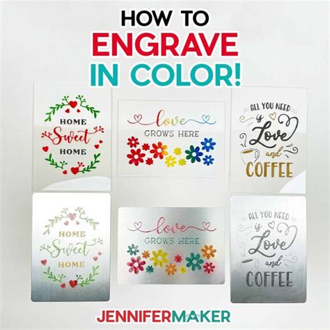How To Color Engraving Make Acrylic Or Metal Projects Pop Jennifer