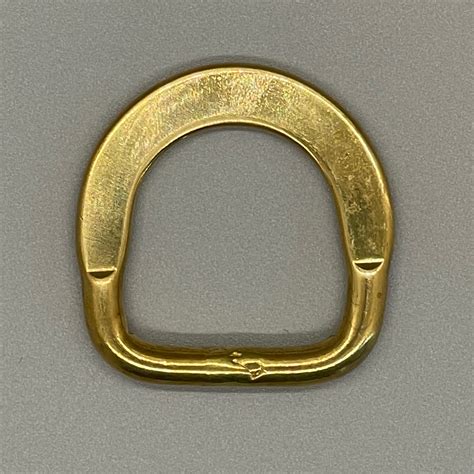 1 Brass Dee Ring Big Sky Cinch Supply