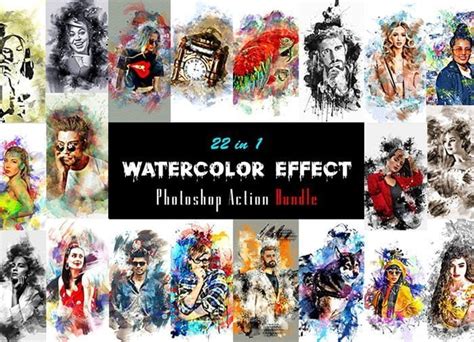 Watercolor Effect Photoshop Action FreeGFX4u