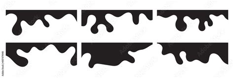 Website Border Web Page Divider Shapes Set Of Separator Footers Modern Dividers Shapes