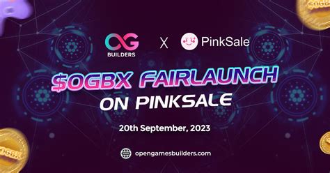 Ogbx Project Update Fairlaunch On Pinksale Today Rbscidolauncher