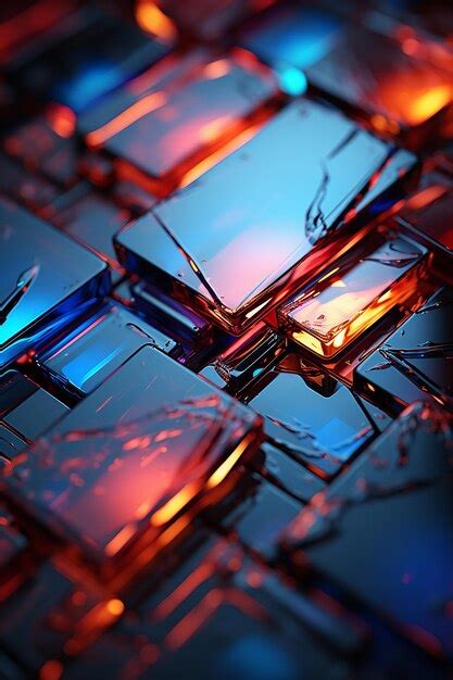 Premium Ai Image A Captivating Abstract Photo Featuring Complex Geometric