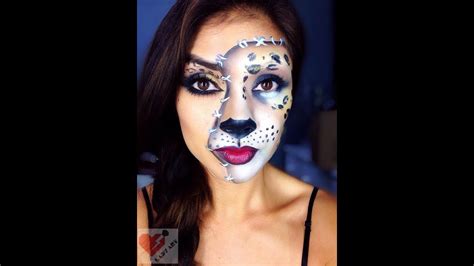 Halloween Leopard Cat Makeup Tutorial Youtube