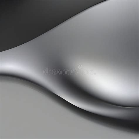 Black And Silver Gradient With Smooth Color Transitions Ai Generated Stock Illustration
