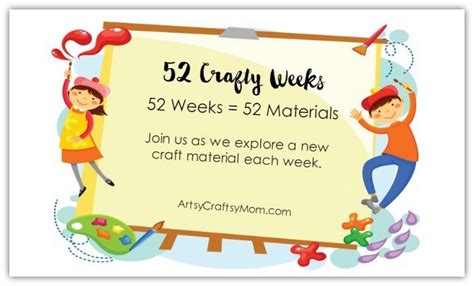 Get Creative With The 52craftyweeks Series Artsy Craftsy Mom