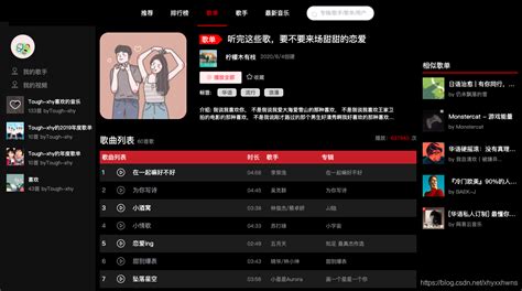 Vueelementui实战之网易云音乐 半月总结！！！爱前端的小垃圾的博客 Csdn博客