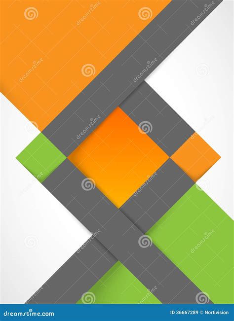 Modern Abstract Background With Squares Stock Vector Illustration Of
