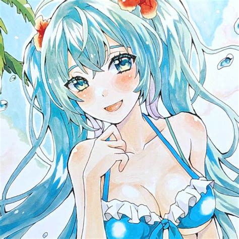 Yahooオークション 同人手描きイラスト Vocaloid 初音ミク A5