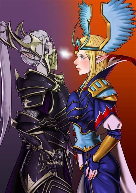 Scary Sisters By Geabull Warhammer Dark Elves Warhammer Fantasy