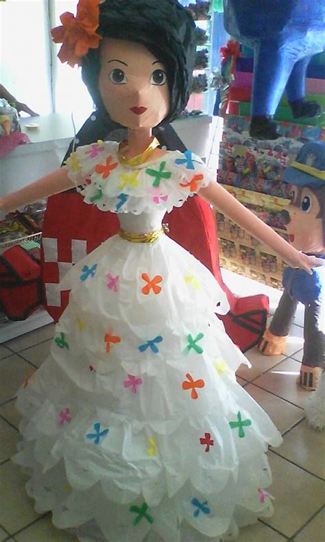 Piñatas~ China Poblana Piñata Piñata De Rapunzel Piñata Mexicana