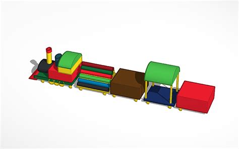 3d Design Tren Tinkercad