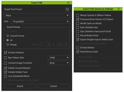How To Export Body Animation From A MetaHuman Body Dummy In IClone To Maya Virtual Filmer