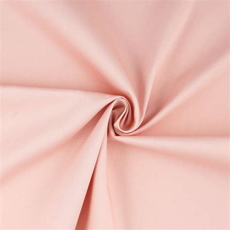 Tissu Satin Coton Uni Nude