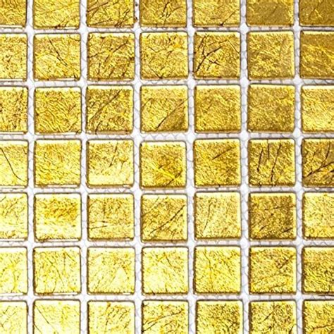 Glass Mirror Mosaic Tile Sheets Gold Mosaic Bathroom