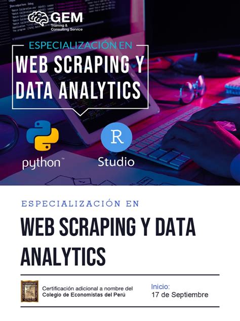 Especialización Web Scraping Y Data Analytics 17 Setiembre Pdf
