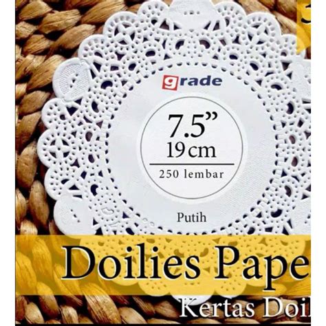 Doiles Paper Cake Base Grade 30 Sheets Shopee Singapore