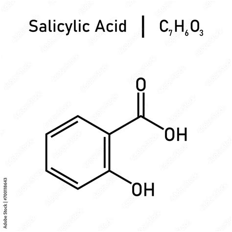 Chemical Structure Of Salicylic Acid C7h6o3 Chemical Resources For