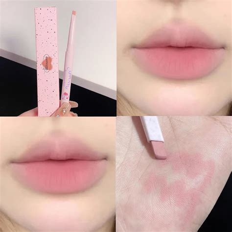 Juego de 5 lápices de labios de colores 5 piezas de lápiz labial rosa