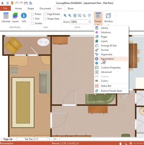 Perform Dynamic Presentation On PC Using Two Monitors ConceptDraw HelpDesk