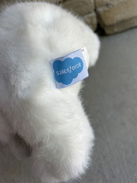 New Salesforce Astro Plush Mascot Yeti Trailhead Doll Winter White Blue Mint Ebay