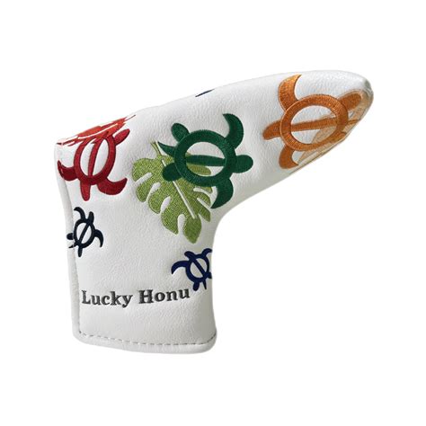 Lucky Honu Golf Putter Head Cover Blade Putter Headcover With Magnetic Closure