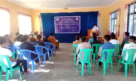 မြစ်ကြီးနားမြို့ ပြန်လည်ထူထောင်ရေးစခန်း၌ သက်မွေးပညာအစီအစဉ်တစ်ခုဖြစ်သည့