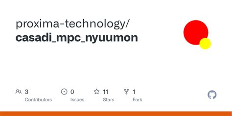 Github Proxima Technology Casadi Mpc Nyuumon