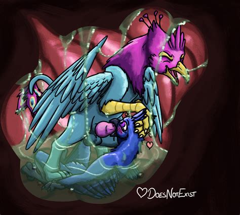 Rule 34 Aevery Anthro Avian Balls Beak Bird Bird Feet Blue Body Blush