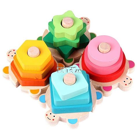 Բուրգ փայտե 4հատ փոքր