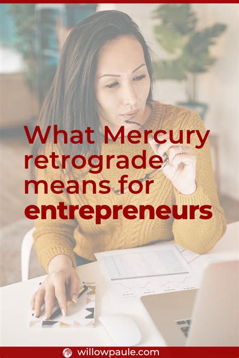 How Entrepreneurs Can Use The Energy Of Mercury Retrograde Willow