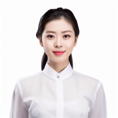 Premium Photo Beautiful Woman Doctor Wearing White Coat In Isolated