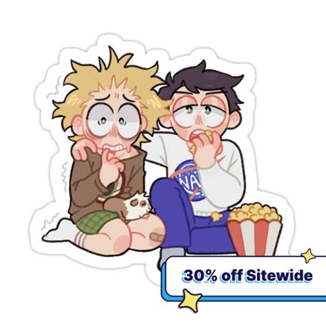 South Park Sleepover Tweek And Craig Sticker For Sale By