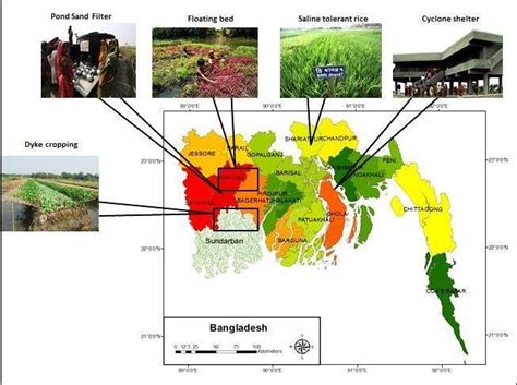 Spatial Distribution Of The Adaptation Practices Download Scientific