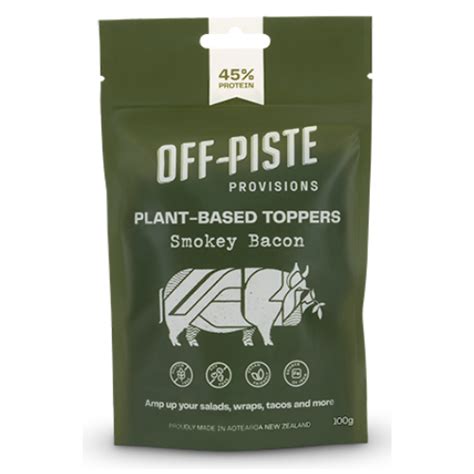 Off Piste Plant Based Toppers Smokey Bacon 100g Black Box Product Reviews