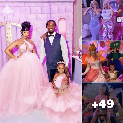 Cardi B And Offset Reunite To Throw An Epic Super Mario Themed Party To