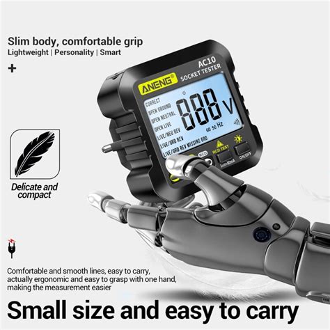 Compact Outlet Tester Voltage Detector Socket Test Grandado