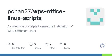 Github Pchan Wps Office Linux Scripts A Collection Of Scripts To