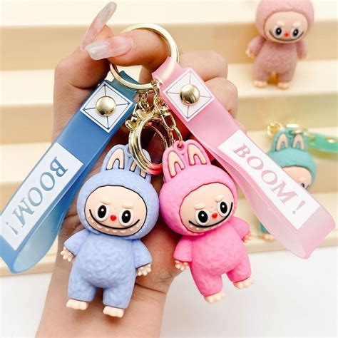Lovely Multi Color Labubu Key Chain Lila Mklabubu26 Shopee Malaysia