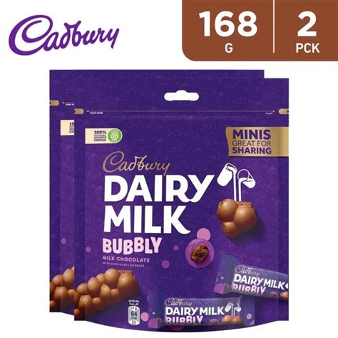 Cadbury Bubbly Minis Chocolate 2 X 156 G
