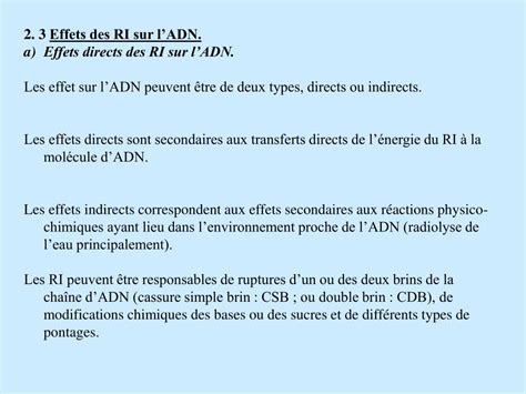 PPT Effets Biologiques Des Rayonnements Ionisants Radioprotection PowerPoint Presentation ID