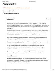 Assignment 6 Pdf 11 20 22 1 03 AM Quiz Assignment 6 Assignment 6