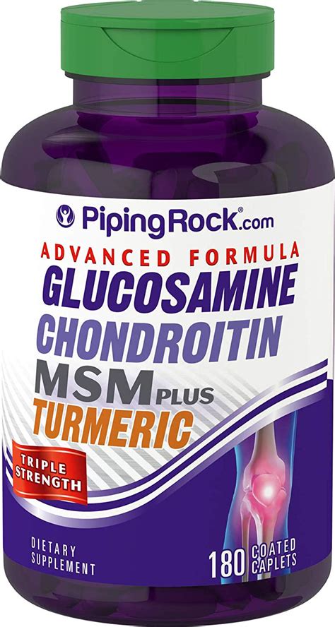 ᐉ Глюкозамин хондроитин Piping Rock Advanced Triple Strength ...
