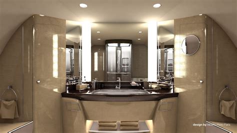 Private Plane Bathroom