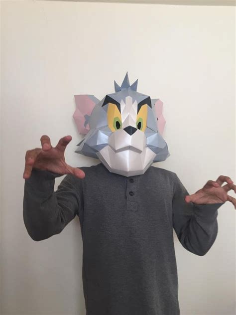 Tom And Jerry Diy Mask Etsy