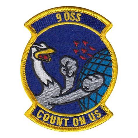 9 Oss Custom Patches 9th Operations Support Squadron Patches